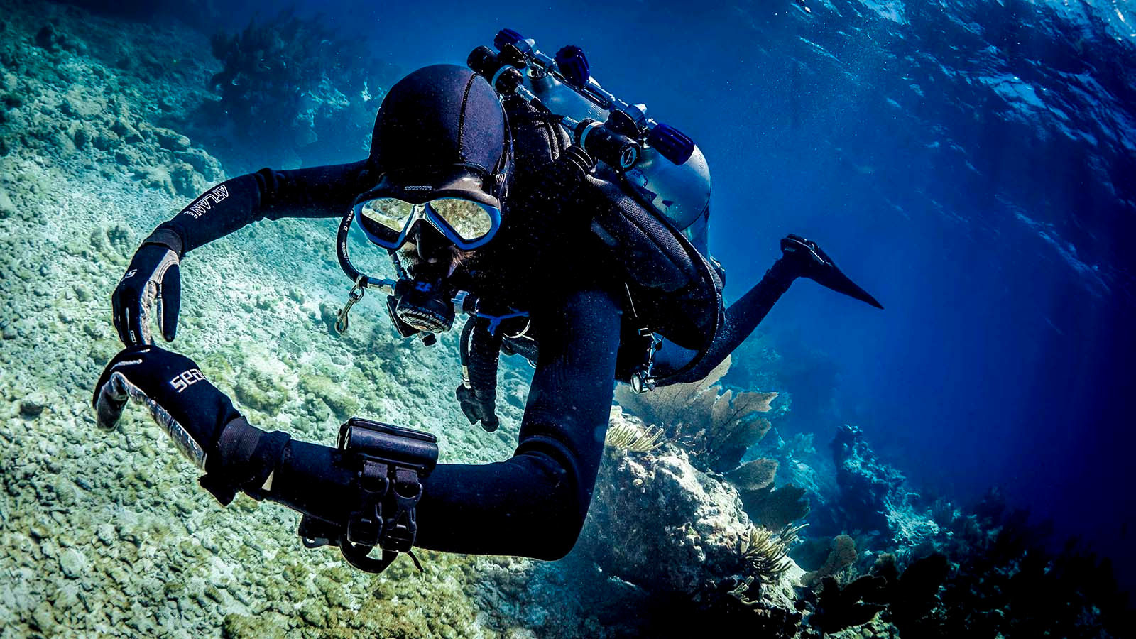 SDI Solo Diver - Frogman Diving Cancun